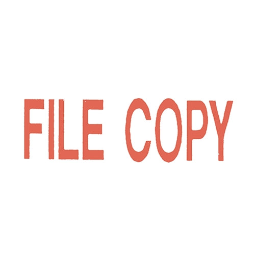 Dixon File Copy Stamp - 013 Red