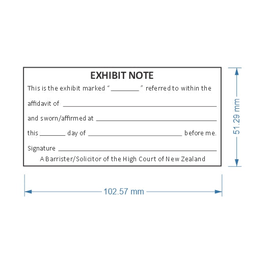 EXHIBIT NOTE Legal Stamp