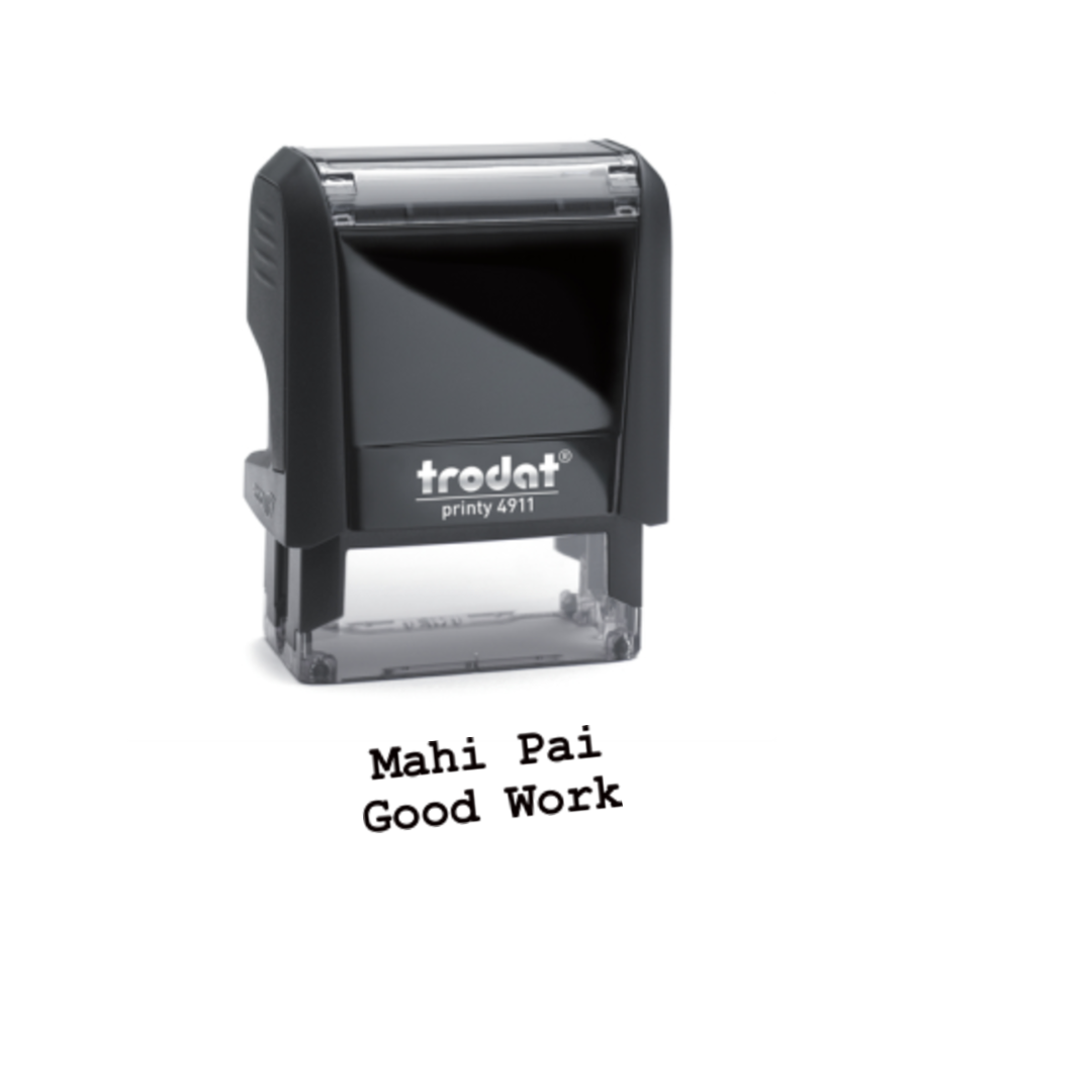 Te Reo Stamp - Mahi Pai / Good Work